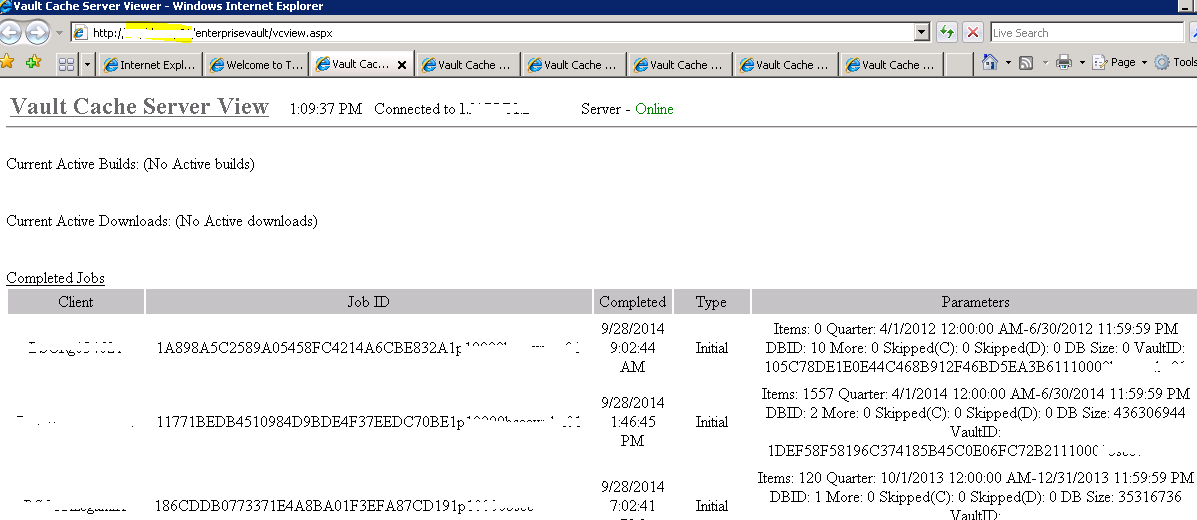 Monitor Enterprise Vault Vault cache syncronization | Tech Wizard