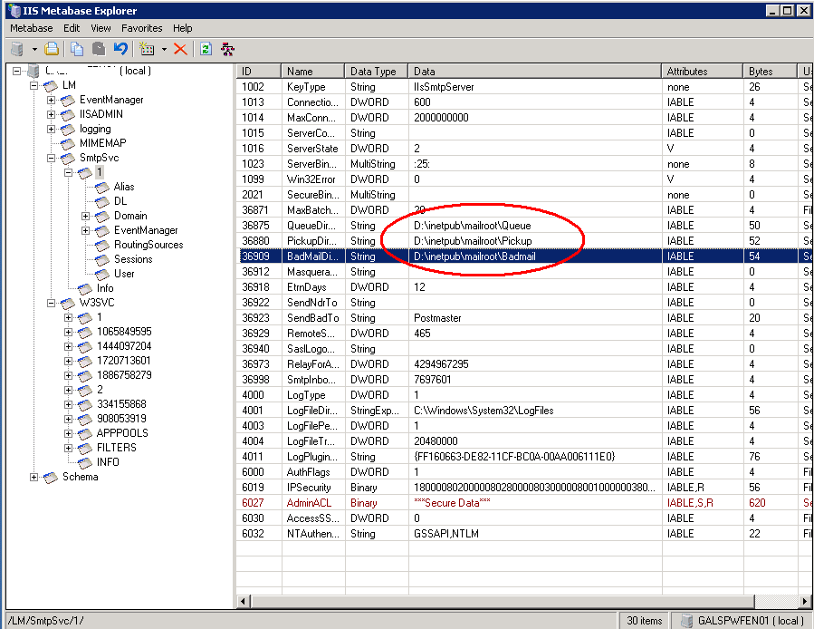 Change Mail directories path IIS SMTP | Tech Wizard