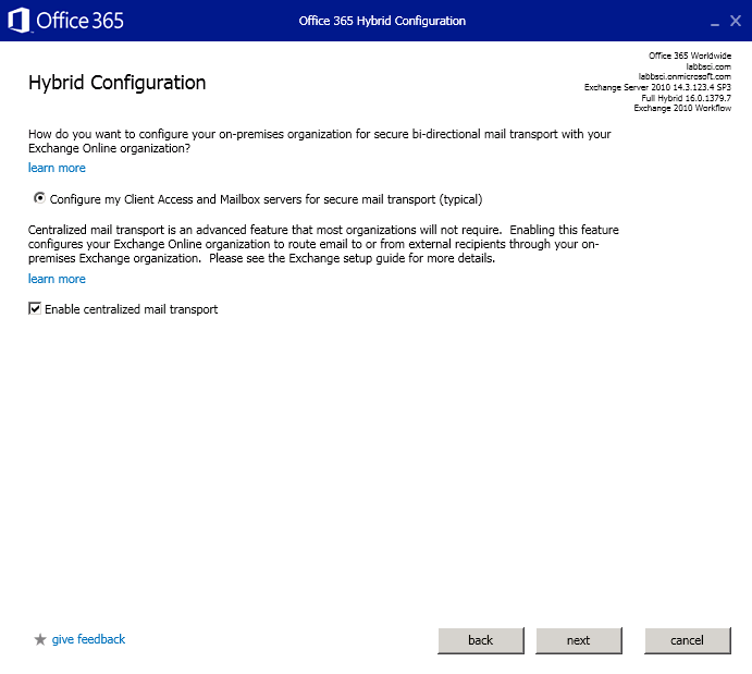 office 365 Hybrid email Routing | Tech Wizard