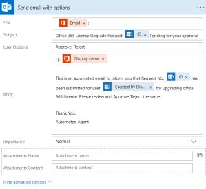 Microsoft Flow Approval – Email Send with options | Tech Wizard