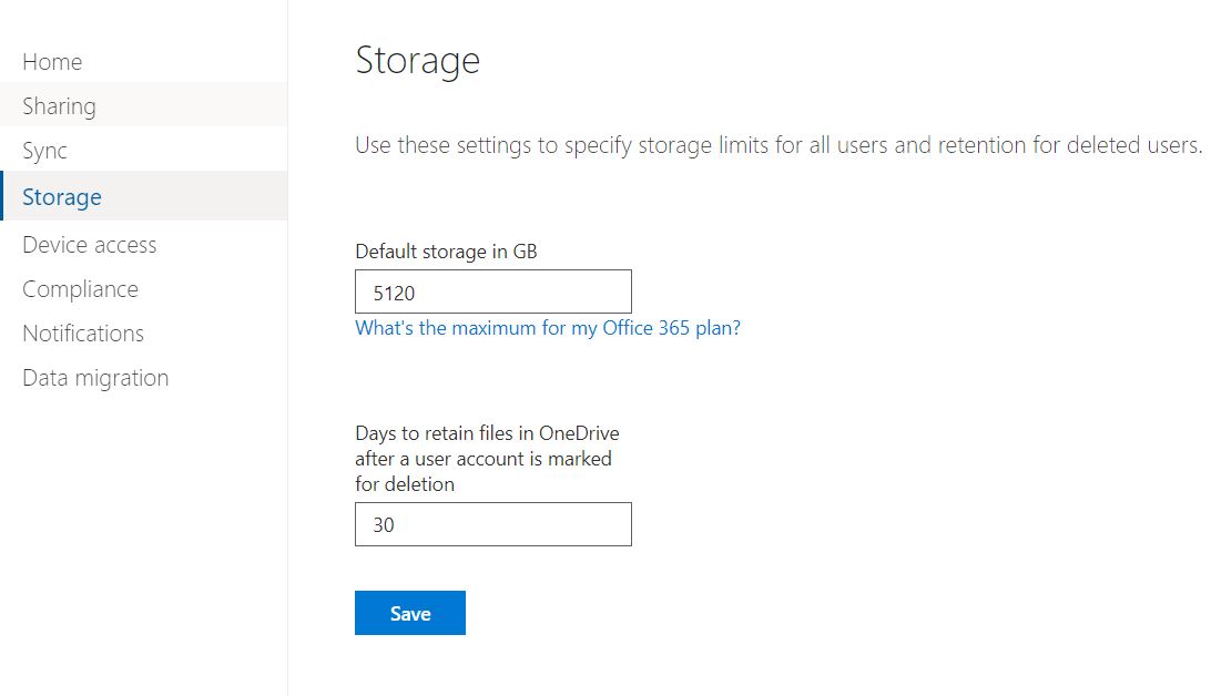 Set Onedrive Quota from file or AD Group | Tech Wizard