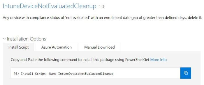 Intune Cleanup Not Evaluated Devices | Tech Wizard