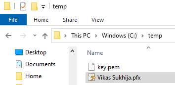 Convert Certificate to PEM format from pfx format | Tech Wizard