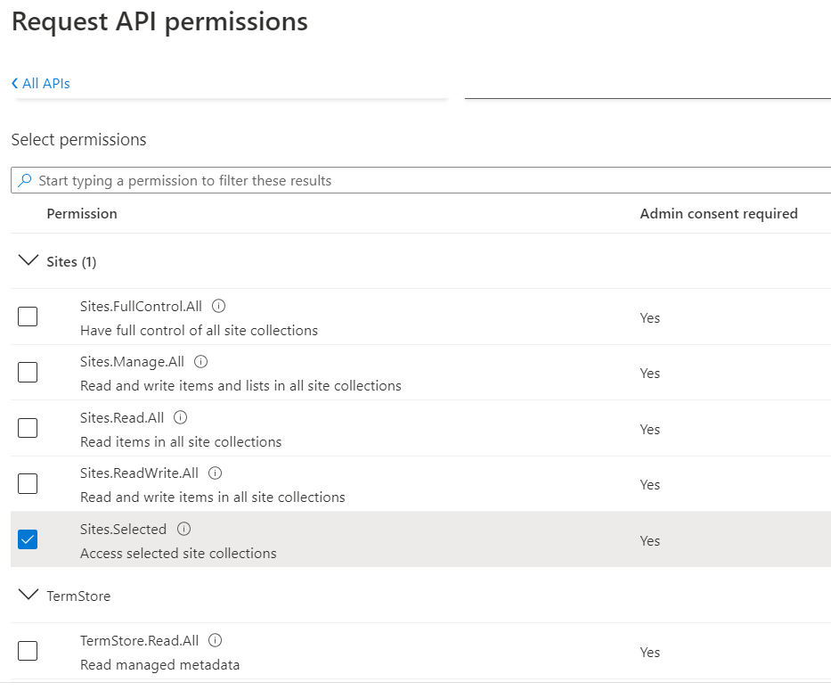 SharePoint and Graph API APP only permissions for Selected Sites | Tech ...